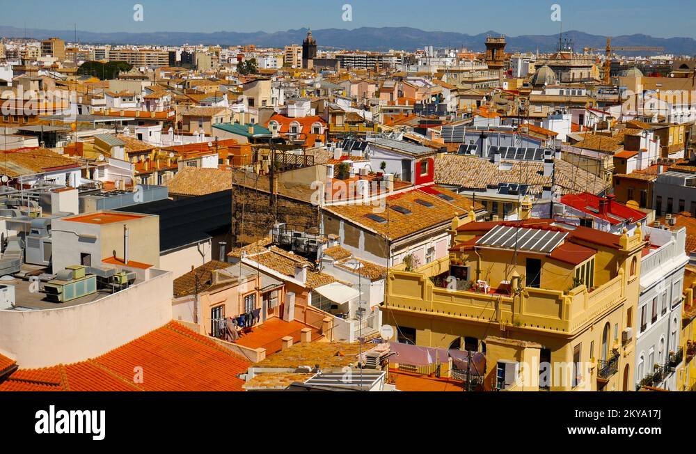 Valencia cathedral gothic architecture old town valencia Stock Videos ...