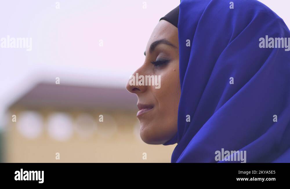 Woman young adult islam pretty cute beautiful Stock Videos & Footage ...