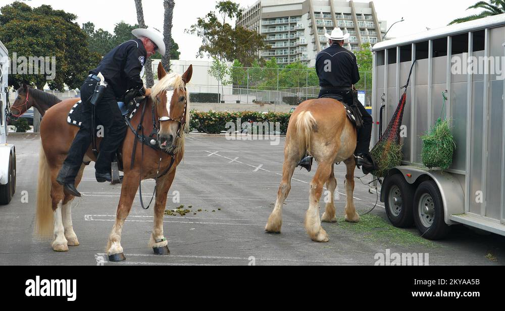 Los Angeles Police officers at Independence Day celebration in Santa ...