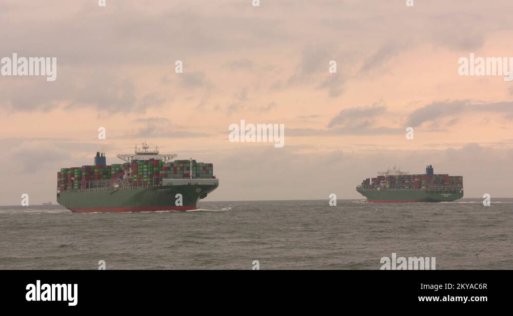 Ultra large container ships on high seas Stock Video Footage - Alamy Ultra large container ships on high seas Stock Video Footage - Alamy