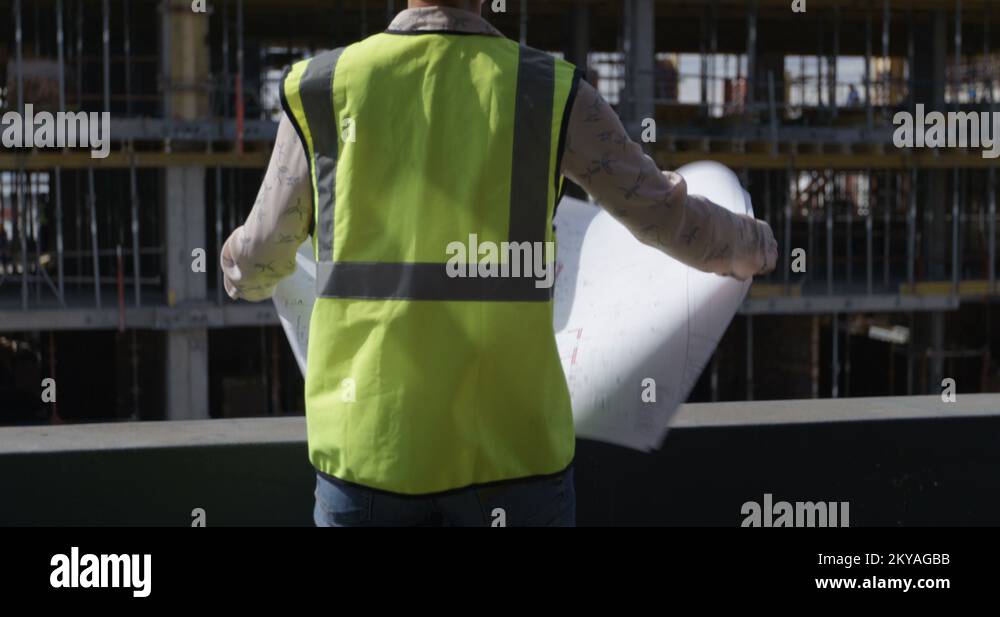 Female engineer looking blueprint 4k Stock Videos & Footage - HD and 4K ...