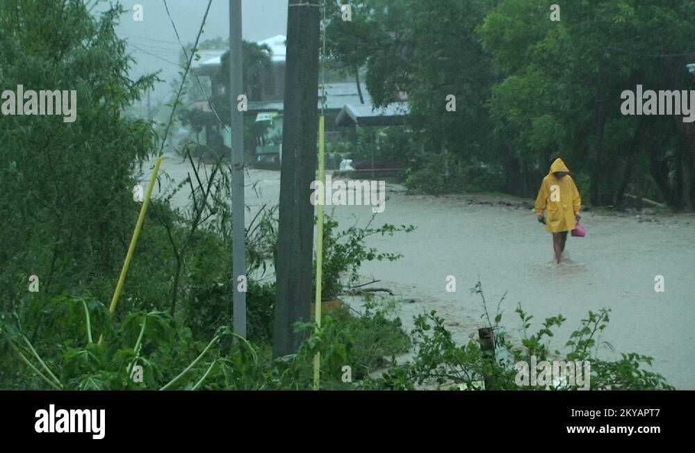 Flash Flooding In Aftermath of Hurricane Stock Video Footage - Alamy