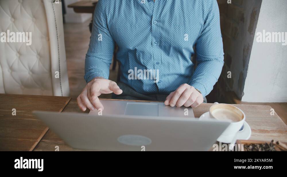 Young successful manager having an interview with new job candidate ...