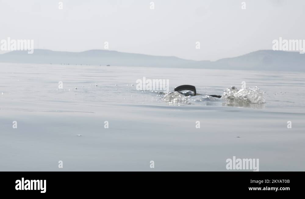 Diver emerging from water Stock Videos & Footage - HD and 4K Video ...