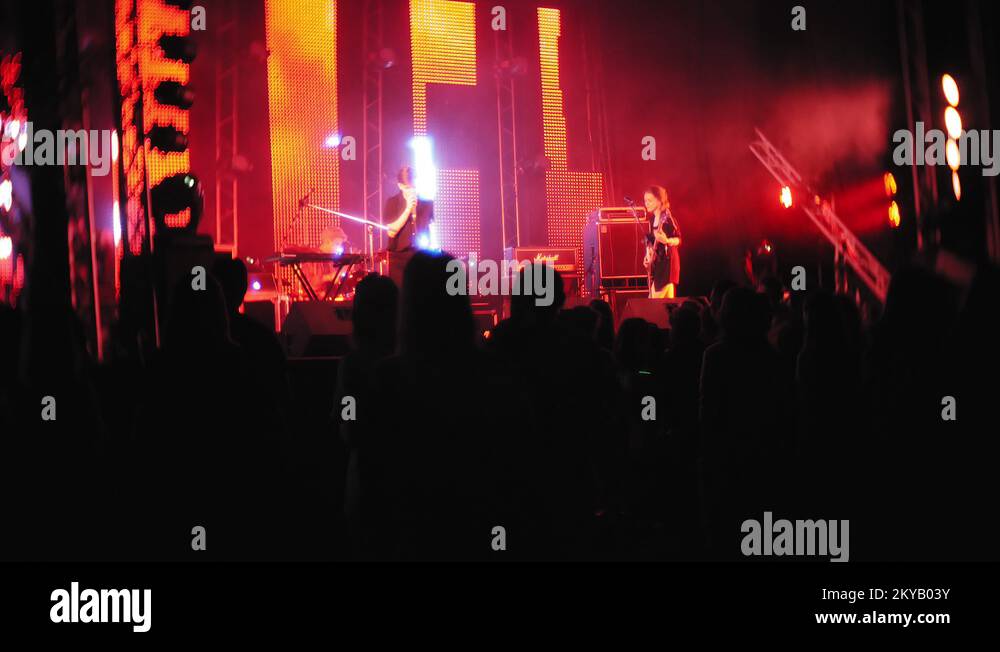 Lot of people clapping at rave party. Here is footage of people crowd ...