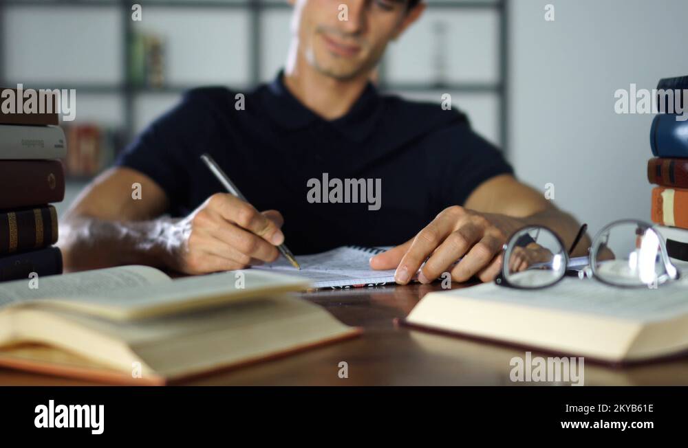 Student desk writing books Stock Videos & Footage - HD and 4K Video ...