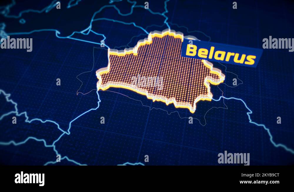 Belarus map outline Stock Videos & Footage - HD and 4K Video Clips - Alamy