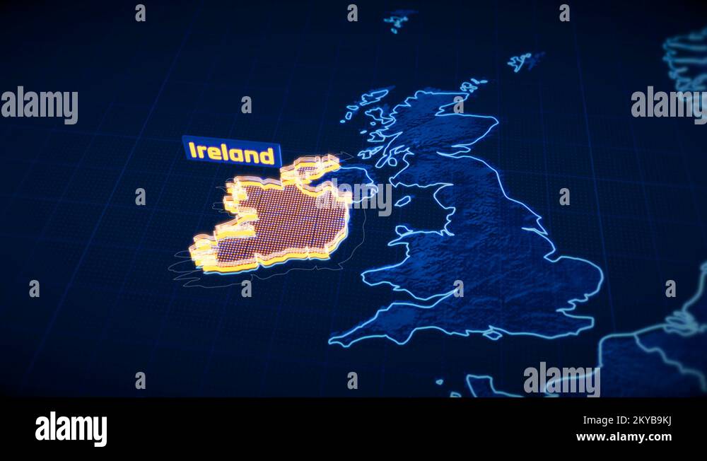 Map of ireland border Stock Videos & Footage - HD and 4K Video Clips ...