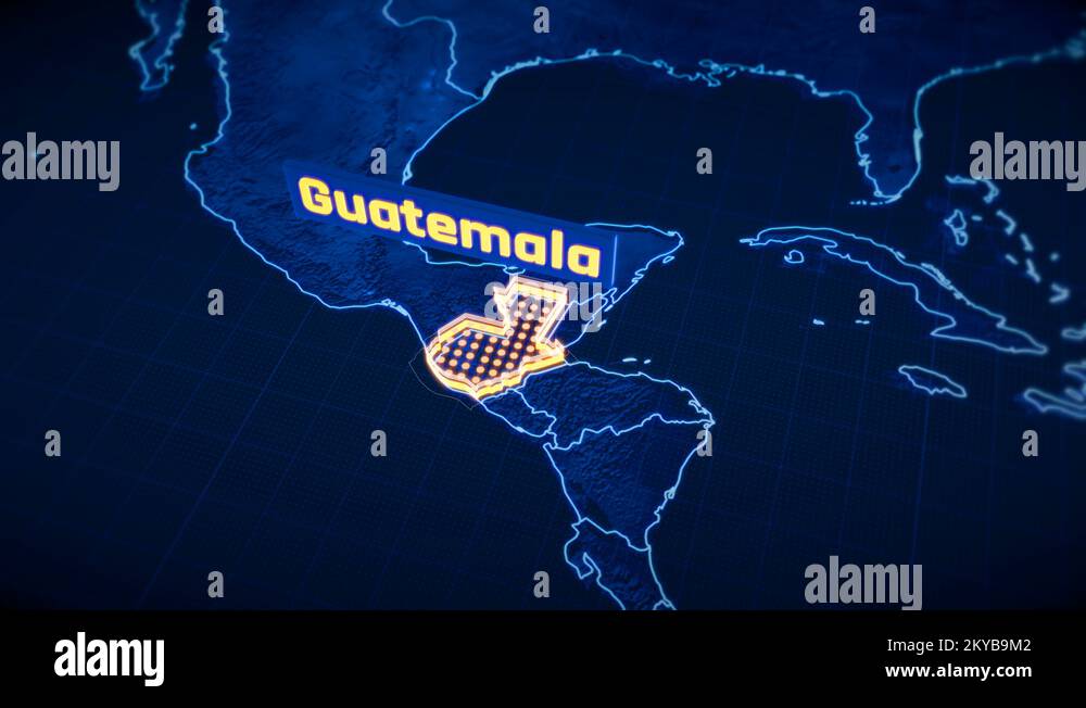 Outline map country guatemala Stock Videos & Footage - HD and 4K Video ...