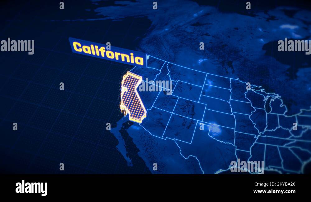 California map outline Stock Videos & Footage - HD and 4K Video Clips ...