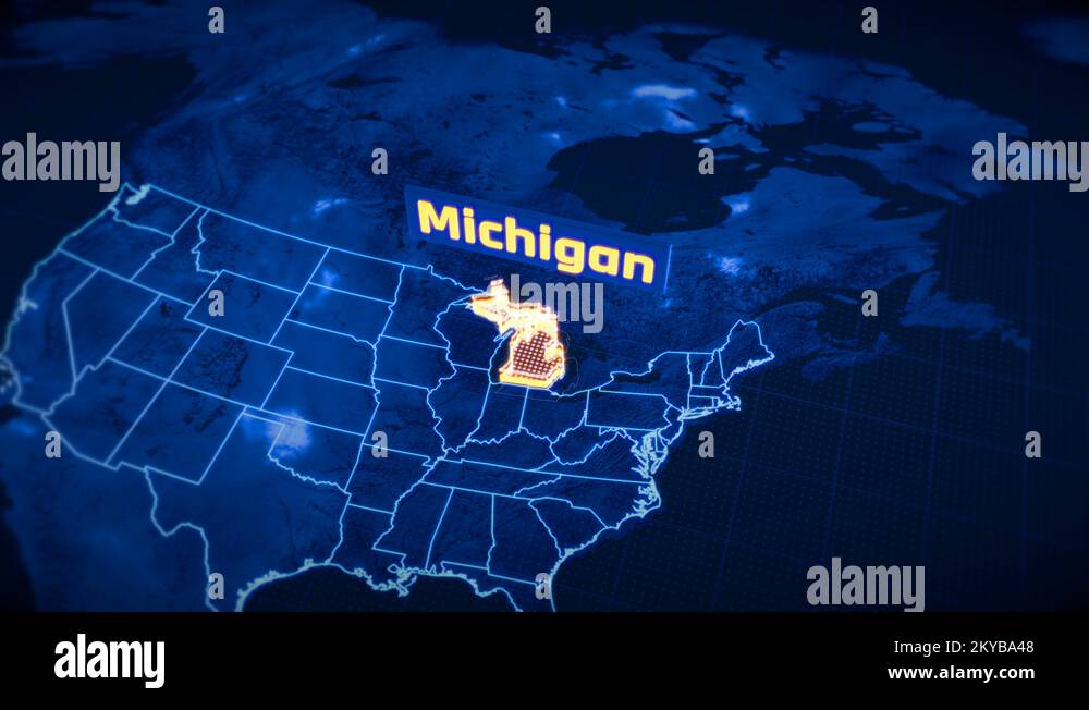 Map of lake michigan Stock Videos & Footage - HD and 4K Video Clips - Alamy