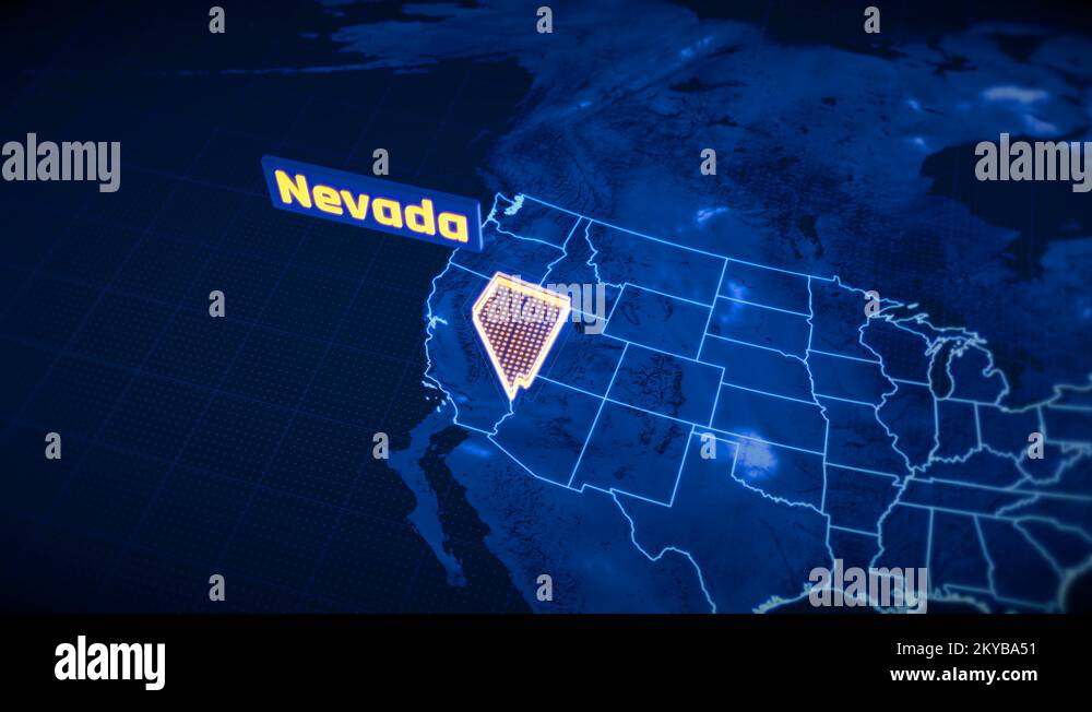 Us state nevada map Stock Videos & Footage - HD and 4K Video Clips - Alamy