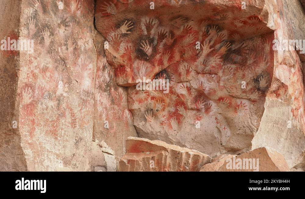 Cueva de las Manos Hand Paintings, Santa Cruz Province, Patagonia ...