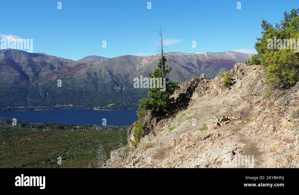 Gutierrez Lake in Nahuel Huapi National Park, Rio Negro Province ...