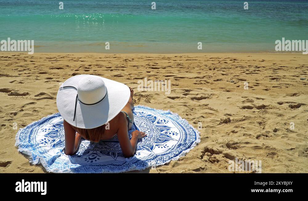 Woman sunbathing aerial Stock Videos & Footage - HD and 4K Video Clips ...