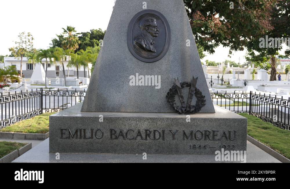 Emilio Bacardi grave memorial Cuba Santiago de Cuba Santa Ifigenia ...