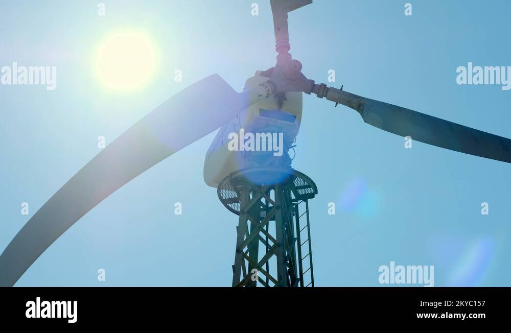 Old wind turbine built in Stock Videos & Footage - HD and 4K Video ...