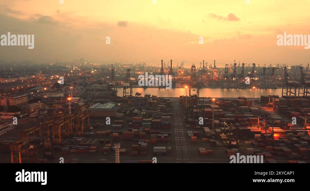 Jakarta port and sunset Stock Videos & Footage - HD and 4K Video Clips ...