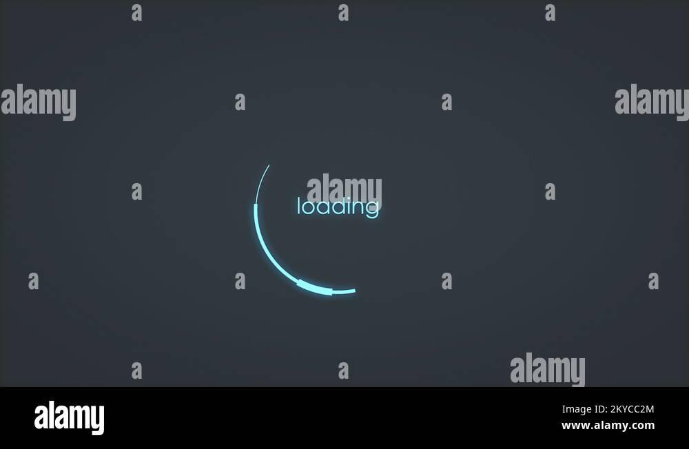 Loading screen animation background Stock Video Footage - Alamy