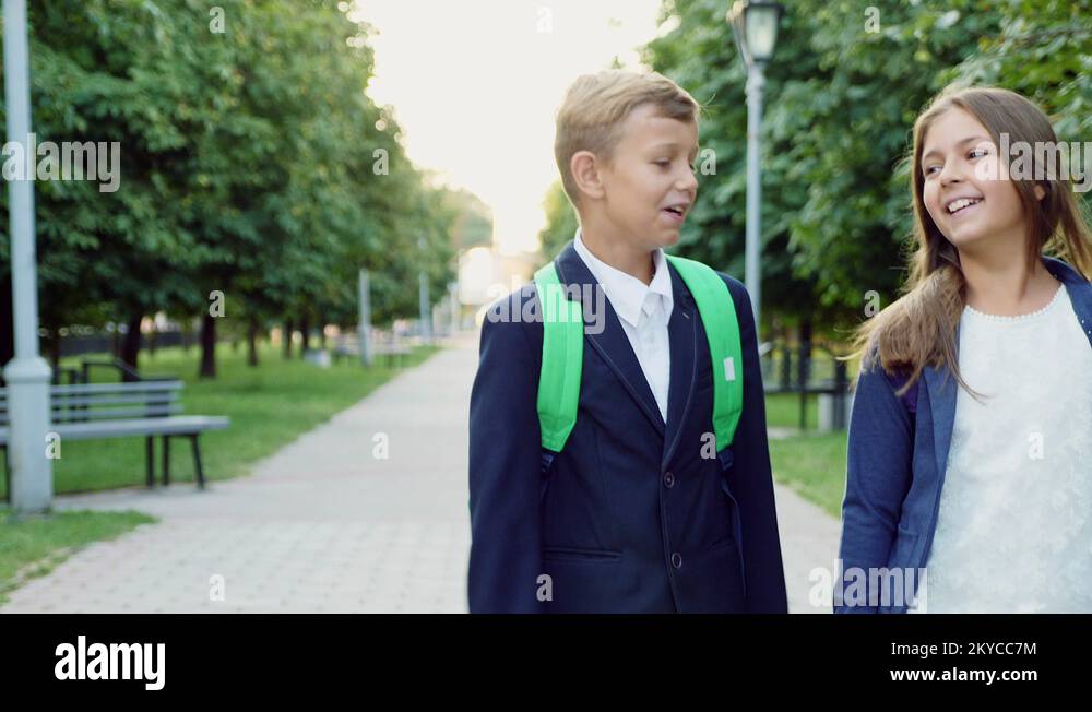 School uniform boy walking Stock Videos & Footage - HD and 4K Video ...