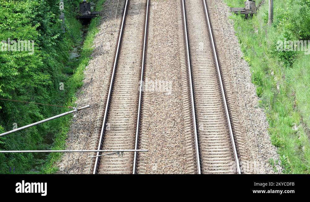 Rail railway tracks track line lines Stock Videos & Footage - HD and 4K ...