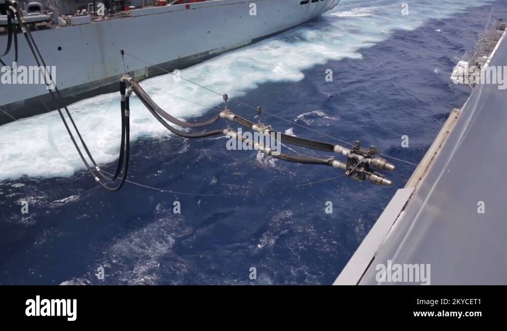 Anchorage of strips for cargo interchange between ships during ...