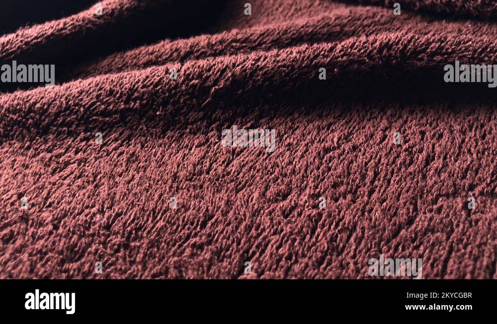 Fine texture of a brown towel. Can be used as background in 4k Stock ...