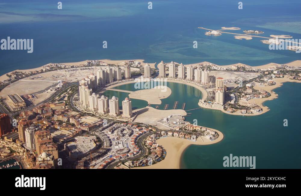 The pearl qatar aerial Stock Videos & Footage - HD and 4K Video Clips ...