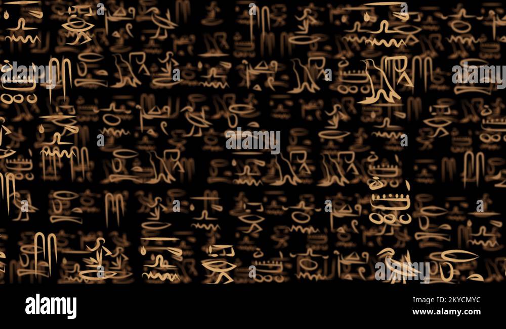 Egyptian hieroglyphic writing Stock Videos & Footage - HD and 4K Video ...