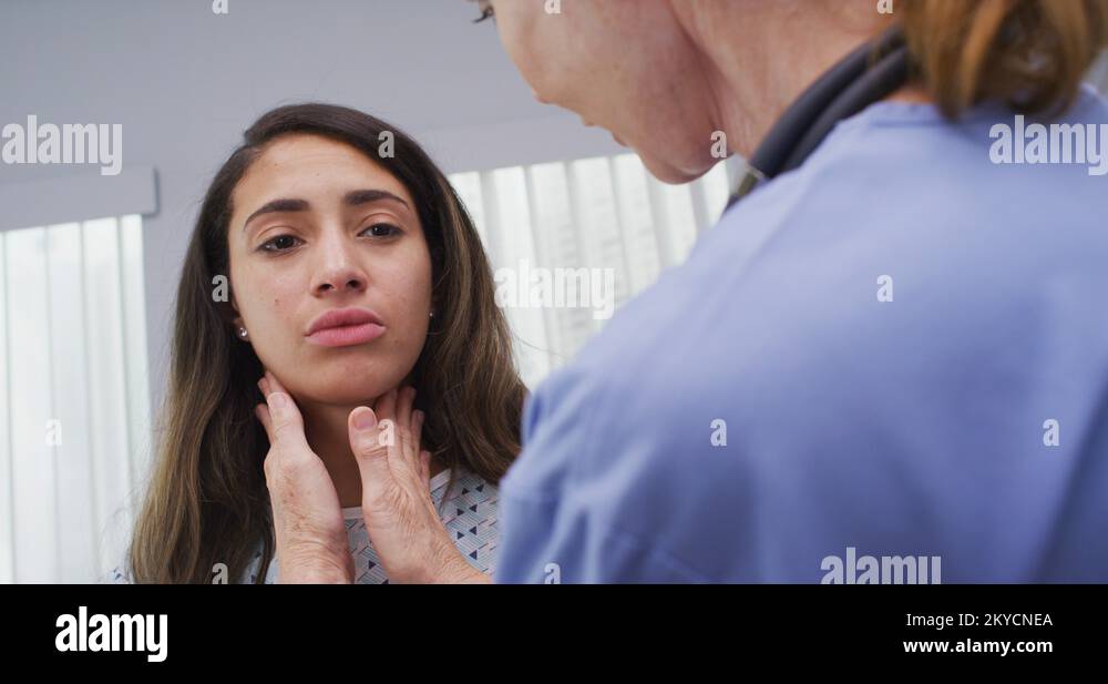 Swollen Lymph Nodes Neck Stock Videos And Footage Hd And 4k Video Clips Alamy