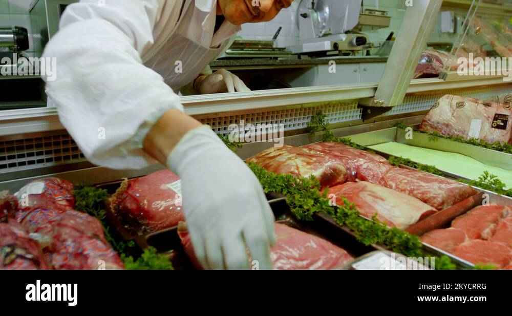 Meat butcher shop arrangement Stock Videos & Footage - HD and 4K Video ...