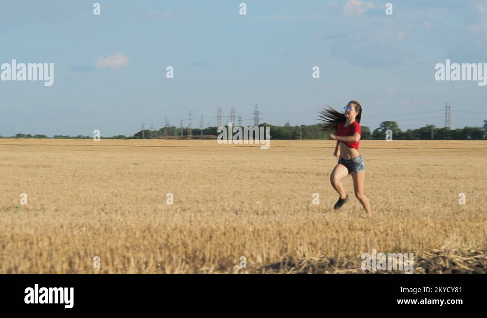 Beautiful girl jumping Stock Videos & Footage - HD and 4K Video Clips - Alamy