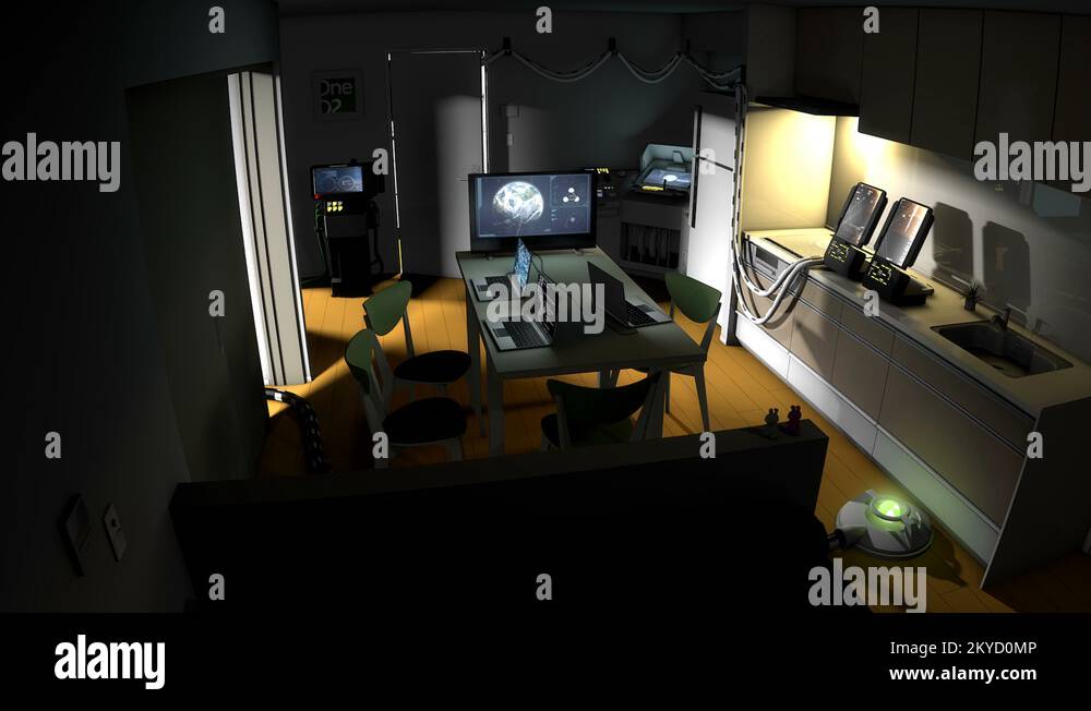 Operating base, Command center V4 Stock Video Footage - Alamy