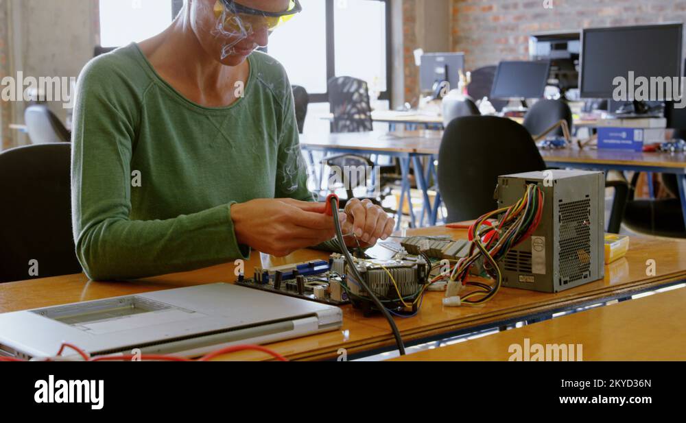 Electrical engineer soldering circuit board Stock Videos & Footage - HD ...