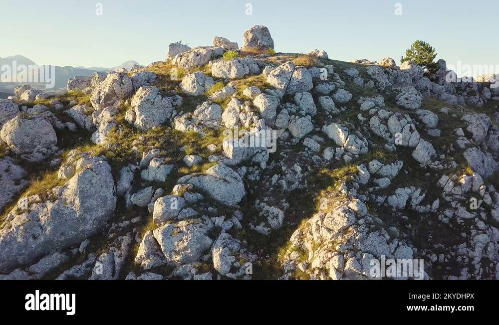 Stunning 4k reveal aerial of countryside church in the Abruzzo valleys ...