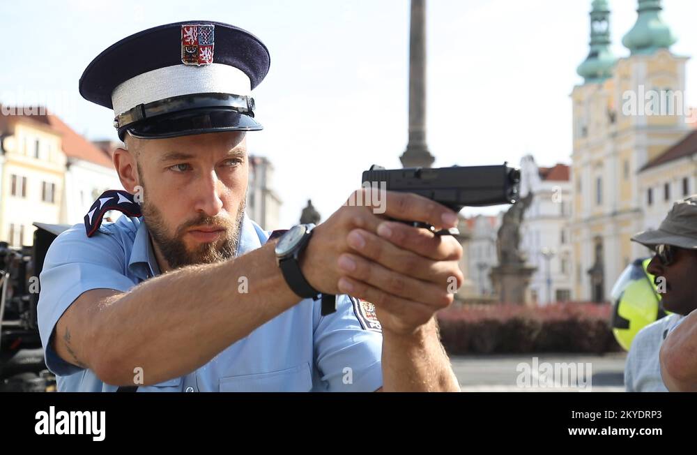 Czech police gun Stock Videos & Footage - HD and 4K Video Clips - Alamy