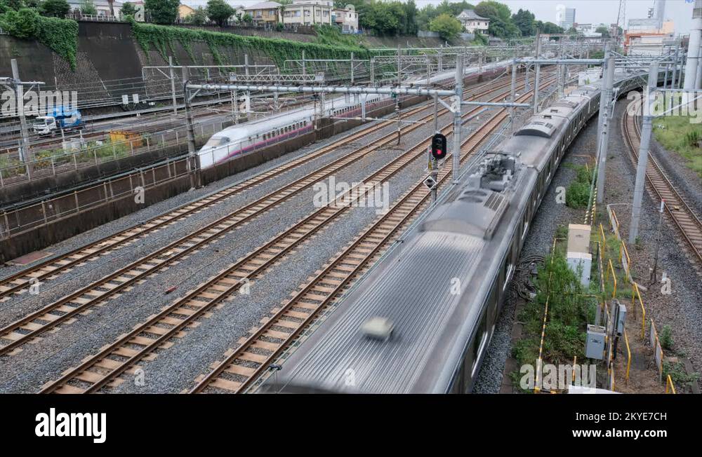 Japan Commuter Train Stock Video Footage - Alamy