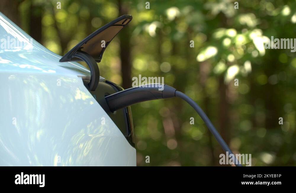 Charging a Tesla Model 3 in Raleigh, NC. The model is set to become the ...