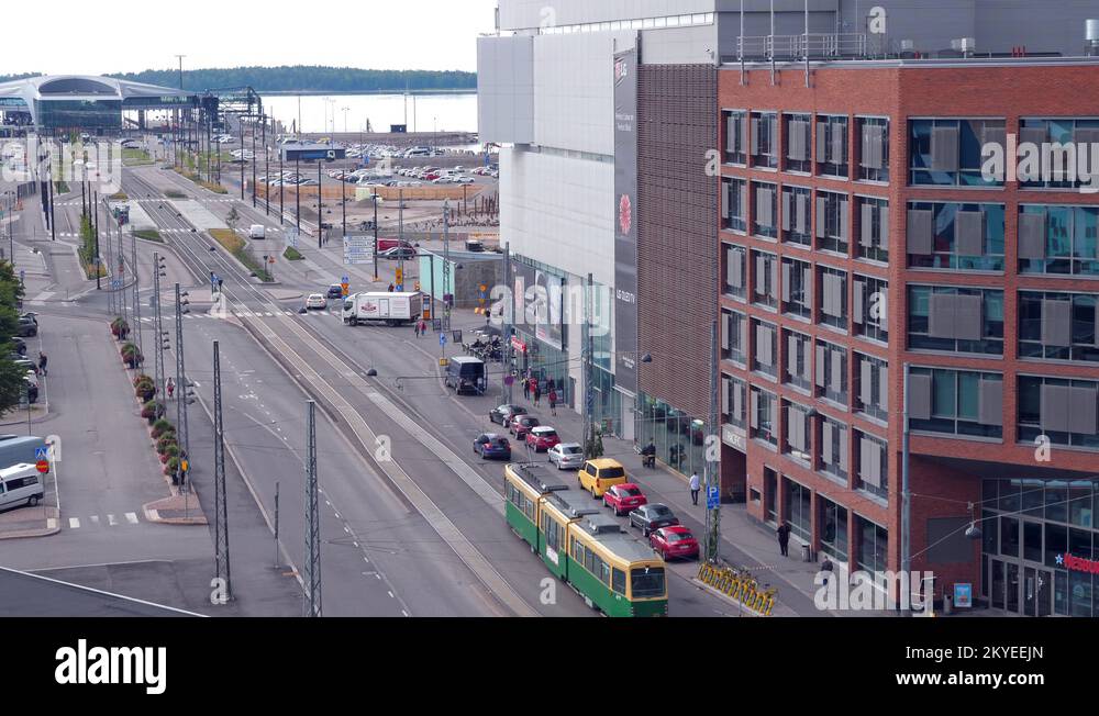Makasiini terminal at south harbour Etelasatama Stock Video Footage - Alamy