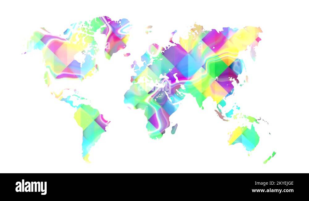 Colorful background with world map Stock Videos & Footage - HD and 4K ...