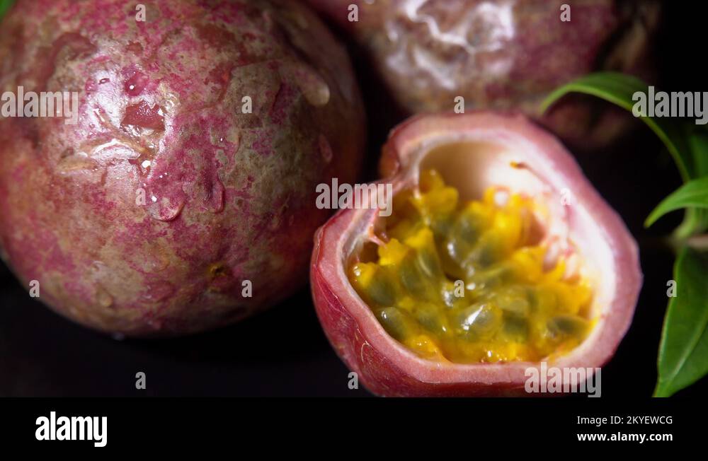 Passion fruit passiflora edulis Stock Videos & Footage - HD and 4K ...