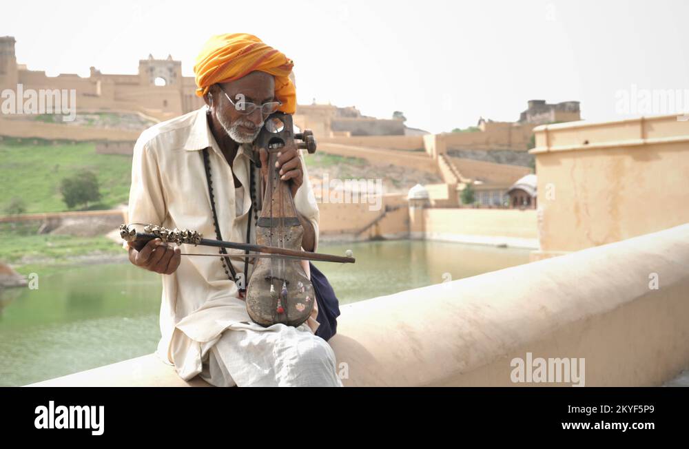 Portrait indian classical musician playing Stock Videos & Footage - HD ...