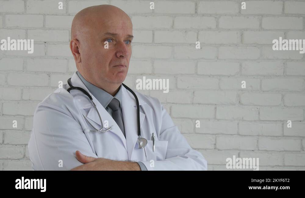 Slow Motion with Doctor Thumbs Up Making a Good Job Hand Gestures Stock ...