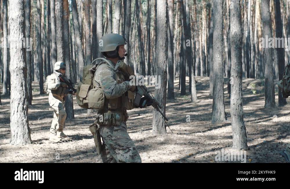 Us army reconnaissance commando forest Stock Videos & Footage - HD and ...