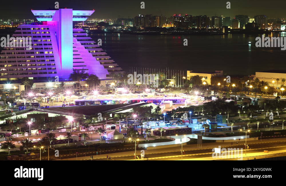 Sheraton Grand Doha Resort and Convention hotel in Doha city, Qatar ...