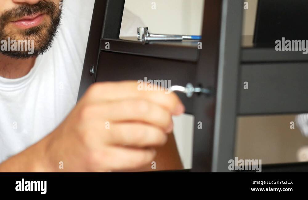 Man hex key assembling Stock Videos & Footage - HD and 4K Video Clips ...