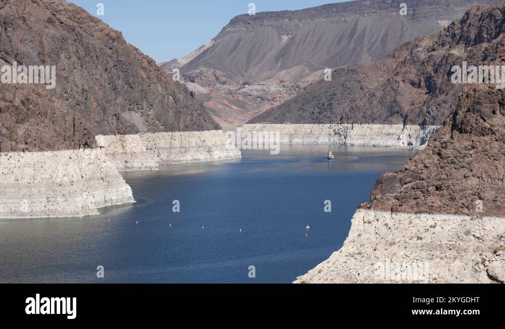 Hoover Dam Producing Hydroelectricity Colorado River Bridge in Las ...