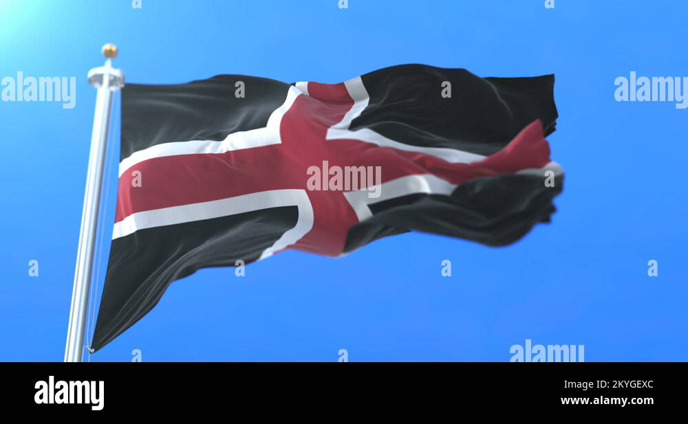 Flag of the city of durham Stock Videos & Footage - HD and 4K Video ...