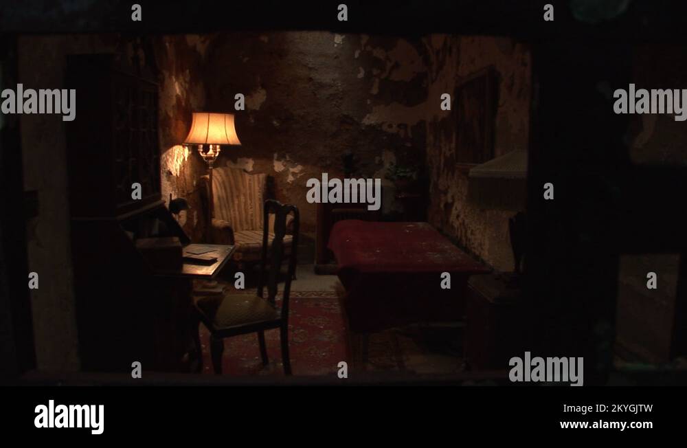 Al Capone cell Eastern State Penitentiary Stock Video Footage - Alamy