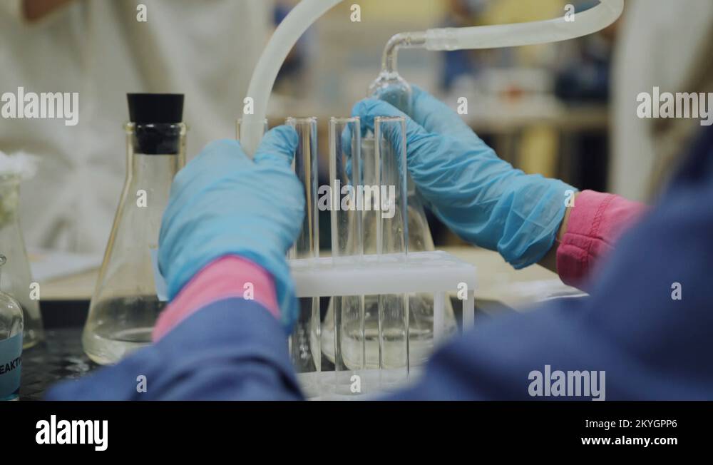 Glass laboratory chemical test tubes Stock Videos & Footage - HD and 4K ...